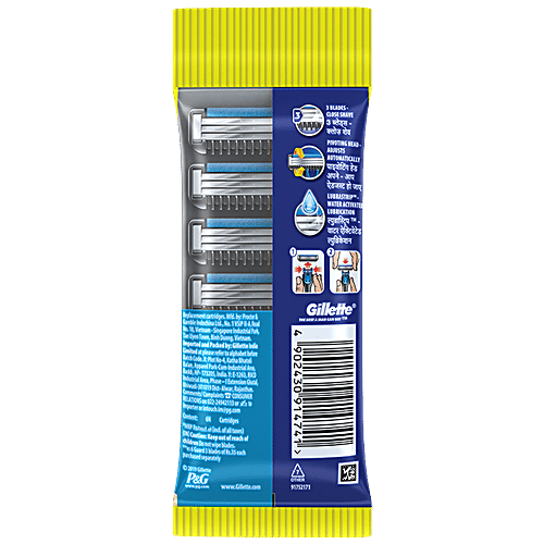 Buy Gillette Guard 3 Cartridge Online at Best Price of Rs 166.25 ...