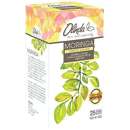 Buy Olinda Moringa Lemon Ginger Tea Online at Best Price of Rs 375 ...