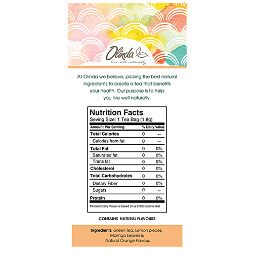 Buy Olinda Moringa Citrus Fruits Tea Online at Best Price of Rs 375 ...