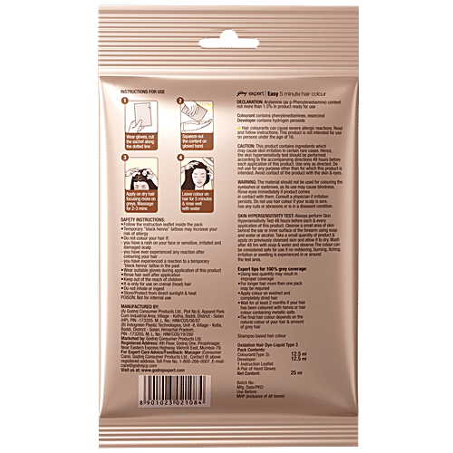 Buy Godrej Expert Easy 5 Minute Hair Colour Online at Best Price of Rs ...