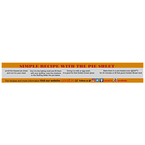 Buy UNROLL Shortcrust Pastry Sheet Online at Best Price of Rs 179 ...