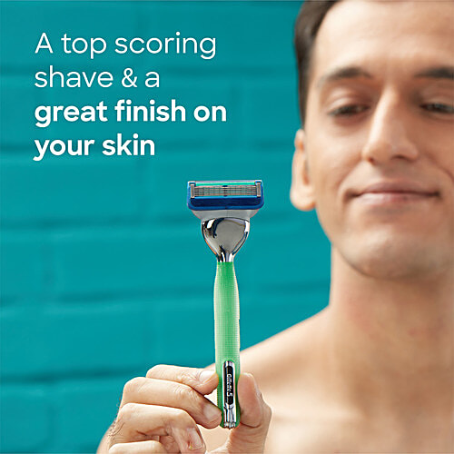 Buy Gillette Sport Refillable Razor Handle & Cartridges - Smooth Finish ...