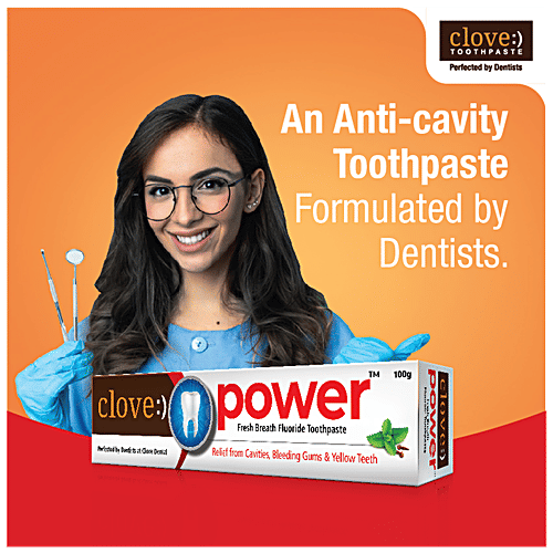 Buy Clove Power - Fresh Breath Fluoride Toothpaste Online at Best Price ...