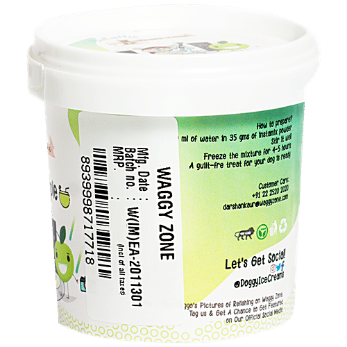 Buy Waggy Zone Vegan Doggy Ice-Cream Insta Mix - Emerald Apple Online ...