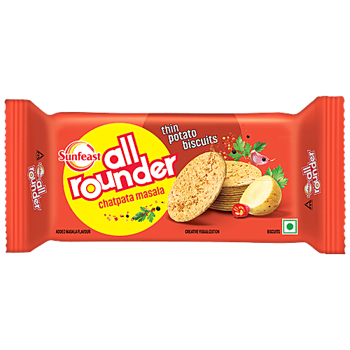 Buy Sunfeast All Rounder - Thin, Light & Crunchy Potato Biscuit With ...