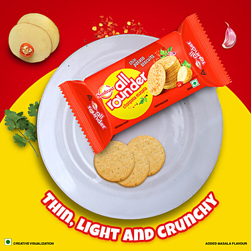 Buy Sunfeast All Rounder - Thin, Light & Crunchy Potato Biscuit With ...