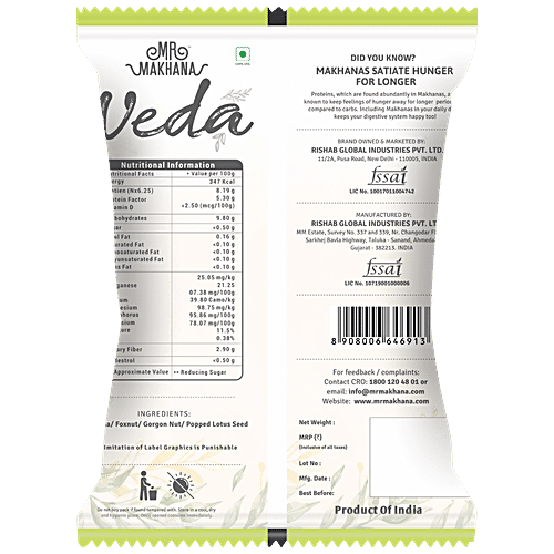 Buy MR. MAKHANA Veda Premium Raw Makhana Online at Best Price of Rs 274 ...