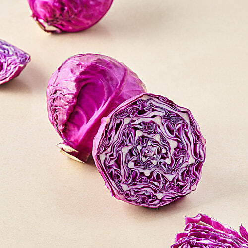 Buy fresho! Red Cabbage - Medium Online at Best Price of Rs 100.99 ...