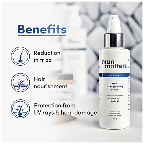 Buy Man Matters Hair Strengthening Serum - Infused With Argan & Jojoba ...
