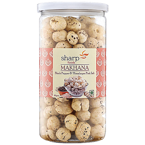 Buy Sharp Foods Makhana Black Pepper & Pink Salted Online at Best Price ...
