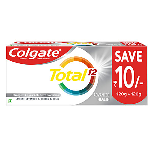 Buy Colgate Total Whole Mouth Health, Antibacterial Toothpaste, 120gm ...