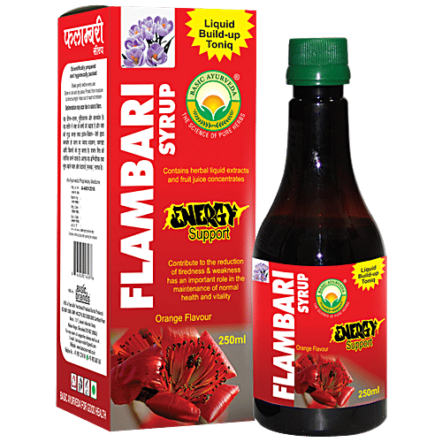 Buy Basic Ayurveda Flambari Syrup - Maintains Normal Health & Vitality ...