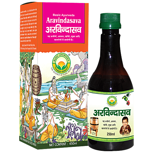 Buy Basic Ayurveda Aravindasava Syrup - Digestive Problems & Improve ...
