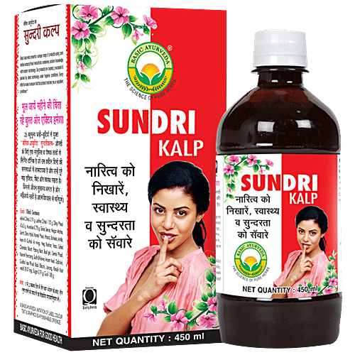 Buy Basic Ayurveda Sundri Kalp Syrup - For Women Sexual Issues ...
