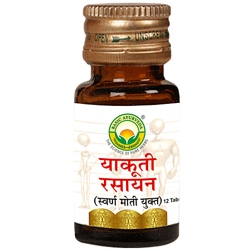 Buy Basic Ayurveda Yakuti Rasayan Tablets - Helps in General Wellness ...