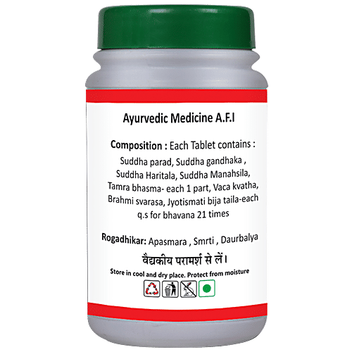 Buy Basic Ayurveda Smriti Sagar Ras Tablets - Memory Booster & Stress ...