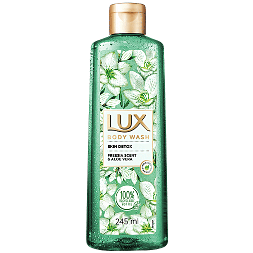 Buy Lux Body Wash For Skin Detox - Freesia Scent & Aloe Vera With ...