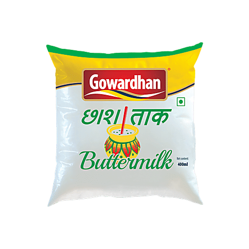 Buy Gowardhan Butter Milk- Plain Chaas Online at Best Price of Rs 12 ...