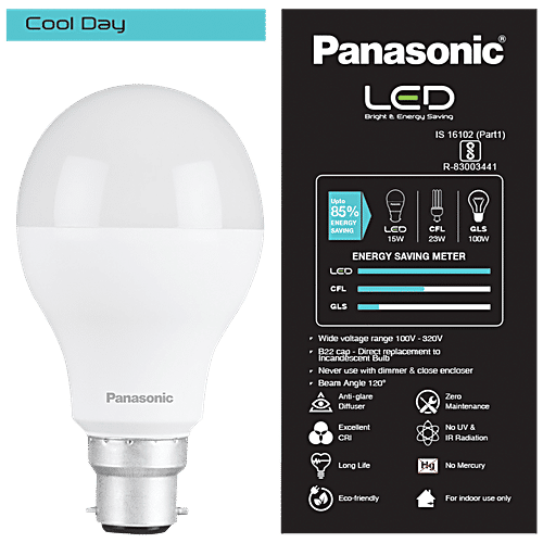 Buy Panasonic LED 15W Bulb Online at Best Price of Rs 290 - bigbasket