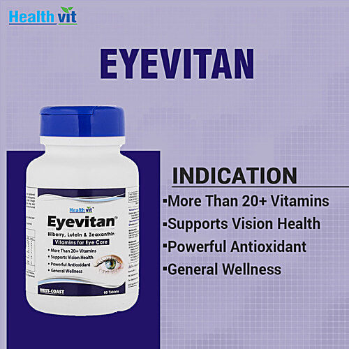 Buy Healthvit Eyevitan- Eye Care Tablets Online at Best Price of Rs 560 ...