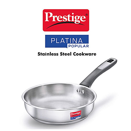 Buy Prestige Fry Pan - Platina Popular Stainless Steel | 240 mm (36154 ...