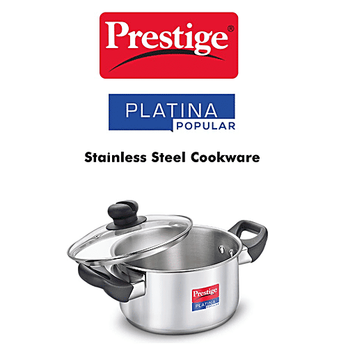 Buy Prestige Casserole - Platina Popular Stainless Steel | 240 mm ...