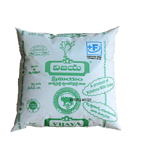 Buy Vijaya Premium Pasteurised Standardised Milk Online at Best Price ...