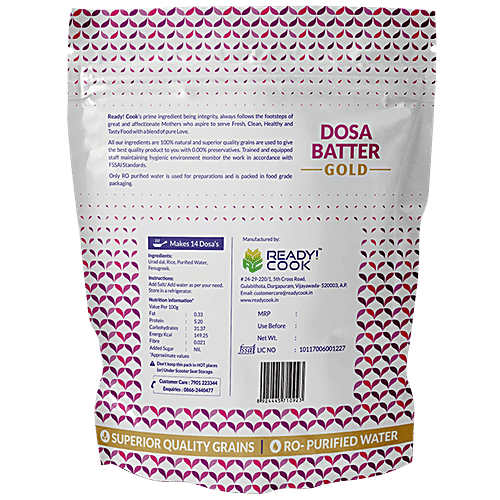 Buy Ready! Cook Dosa Batter - Gold Online at Best Price of Rs 70 ...