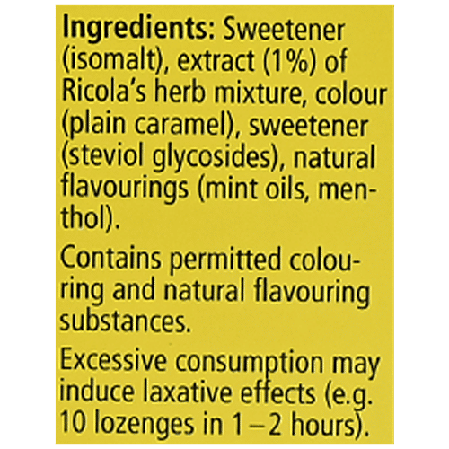 Buy Ricola Swiss Herb Lozenges - Original Herb, Sugar-free, Soothing, Great Taste Online at Best ...