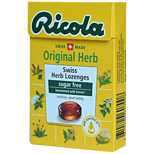 Buy Ricola Swiss Herb Lozenges - Original Herb, Sugar-free, Soothing, Great Taste Online at Best ...