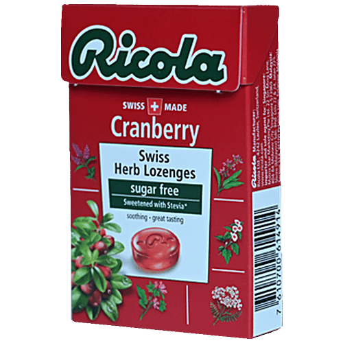 Buy Ricola Swiss Herb Lozenges - Cranberry, Sugarfree, Soothing, Great Taste Online at Best ...