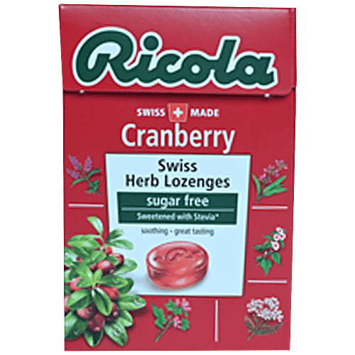 Buy Ricola Swiss Herb Lozenges - Cranberry, Sugarfree, Soothing, Great Taste Online at Best ...