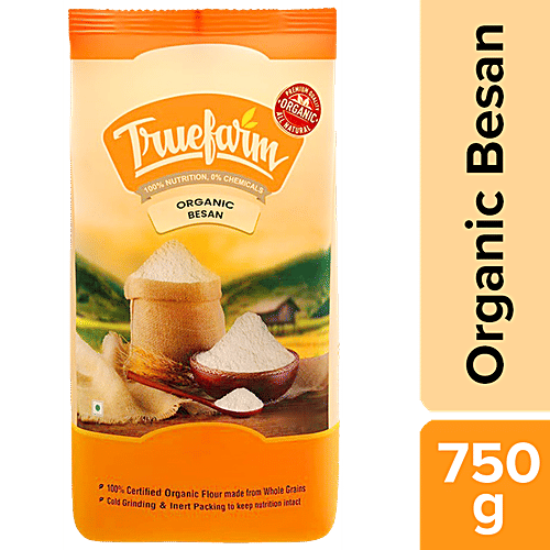 Buy Truefarm Truefarm Organic Besan 750g Online at Best Price of Rs 175 ...