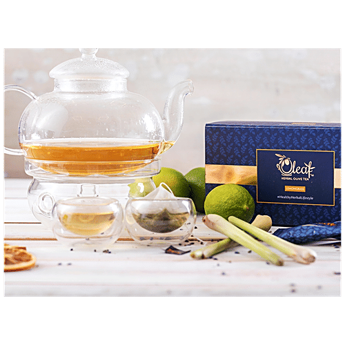 Buy Oleaf Herbal Olive Tea - Lemongrass Online at Best Price of Rs 624 ...