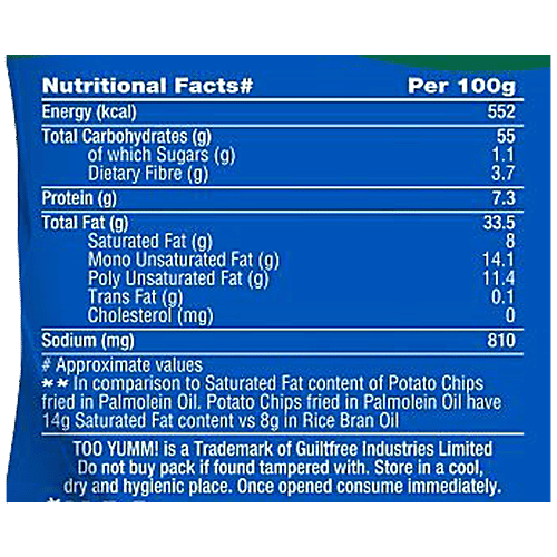 Buy Too Yumm! Potato Chips - Indian Masala Online at Best Price of Rs ...