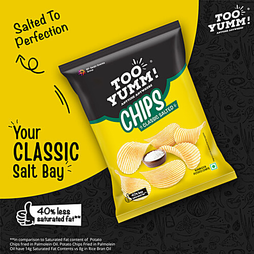 Buy Too Yumm! Potato Chips - Classic Salted Online at Best Price of Rs ...