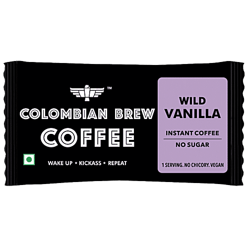 Buy Colombian Brew Coffee Wild Vanilla Instant Coffee Powder Online at ...
