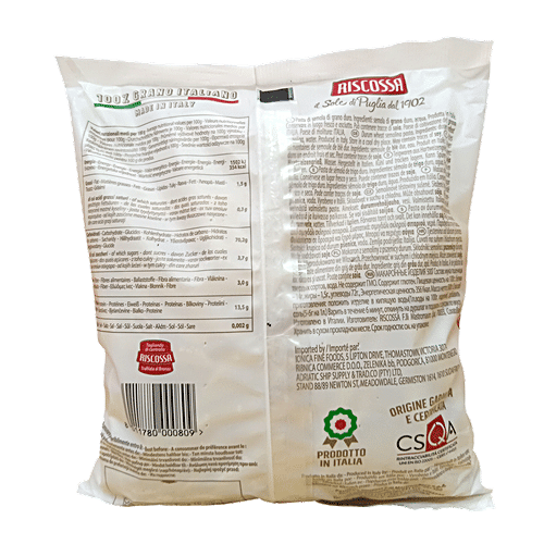 Buy Riscossa Penne Zite Rigate Bronze-cut Pasta Online at Best Price of ...