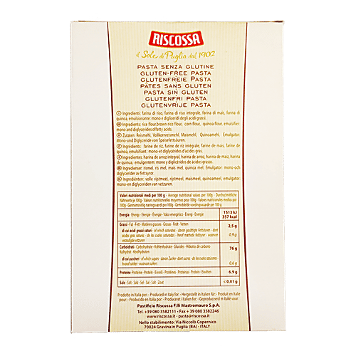 Buy Riscossa Gluten Free Spirali Pasta Online at Best Price of Rs 395 ...