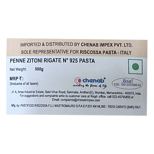 Buy Riscossa Penne Zitoni Rigate Pasta Online at Best Price of Rs 245 ...