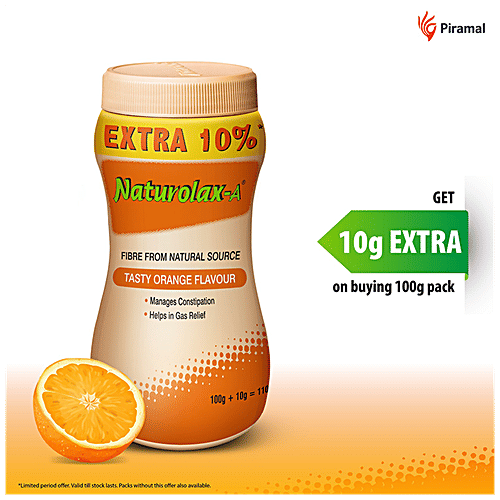 Buy Naturolax Isabgol Husk Powder - Orange Online at Best Price of Rs ...