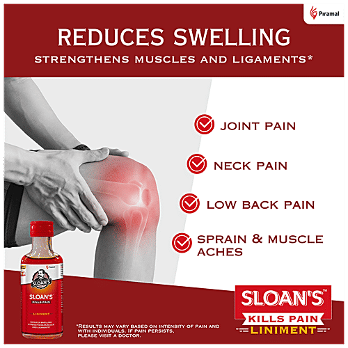 Buy Sloan's Liniment Oil - Pain Relief Online at Best Price of Rs 91.08 ...