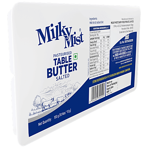Buy Milky Mist Table Butter Chiplet - Instant Nutritional Boost, Rich ...