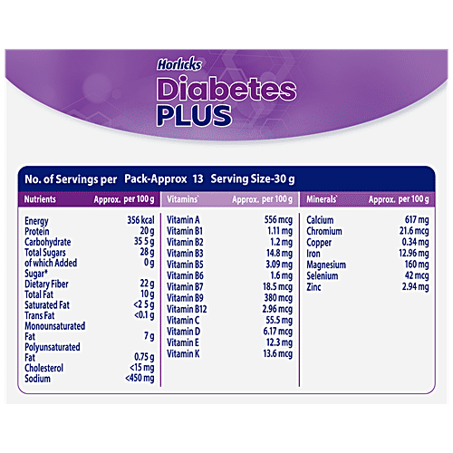 Buy Horlicks Diabetes Plus - Helps Manage Blood Sugar, Vanilla Online ...