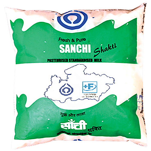 Buy Sanchi Pasteurised Standardized Milk - Sanchi Shakti Online at Best ...