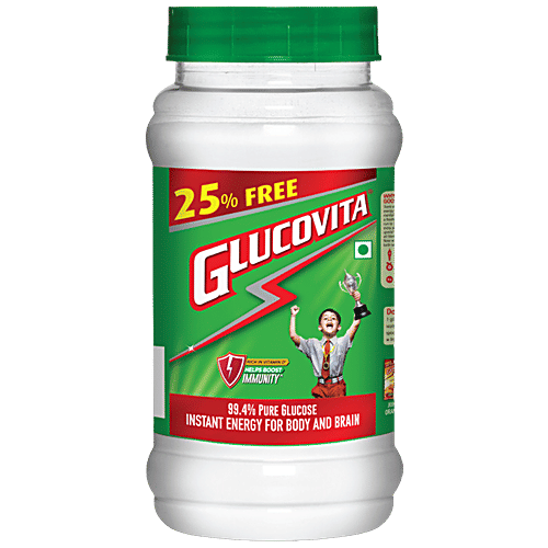 Buy Glucovita Instant Energy Powder - Health Drink With 99.4% Pure ...