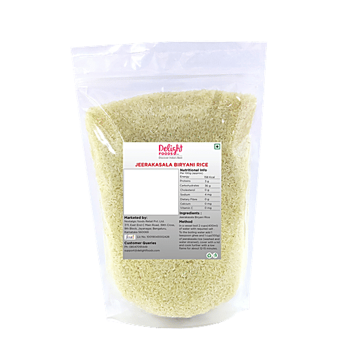 Buy Delight Foods Jeerakasala/Kaima Rice - Thalassery Biryani Rice ...