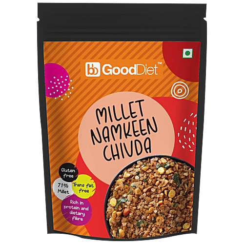 Buy GoodDiet Millet Namkeen Chivda Online at Best Price of Rs 60 ...