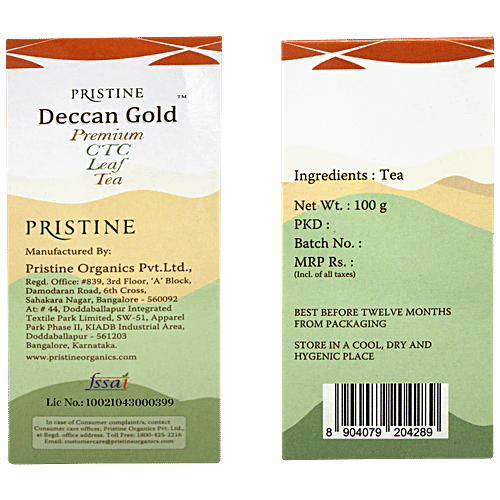 Buy PRISTINE Deccan Gold Premium CTC Leaf Tea Online at Best Price of ...