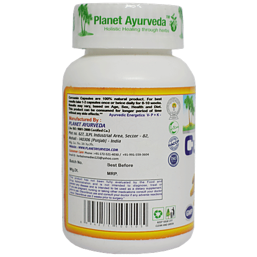 Buy Planet Ayurveda Curcumin Capsules Online at Best Price of Rs 1350 - bigbasket